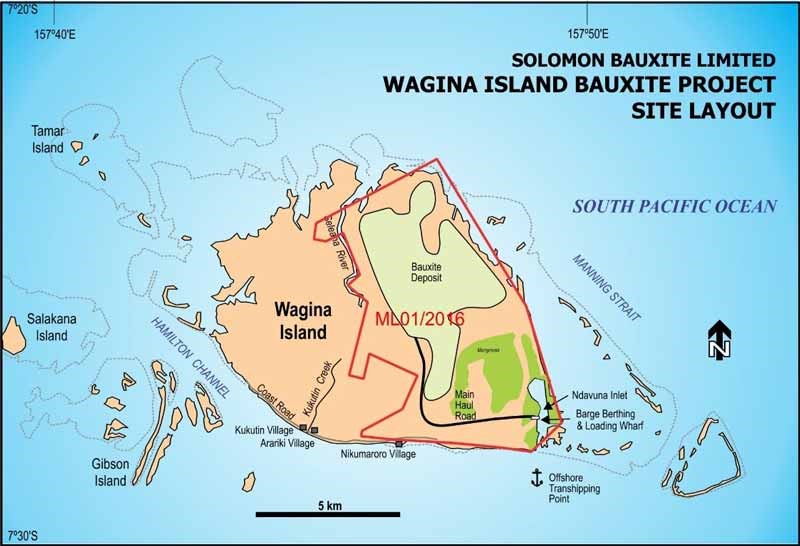 Solomon Islands bars Bauxite mining on Wagina Island; Bauxite Mining ...