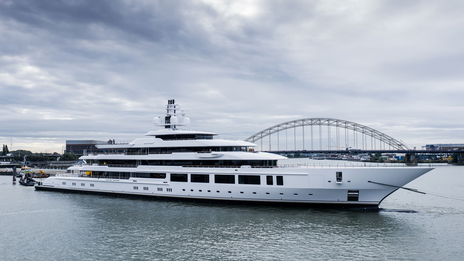 Project Y719 finally tastes the water at Oceanco; Aluminium Extrusion ...