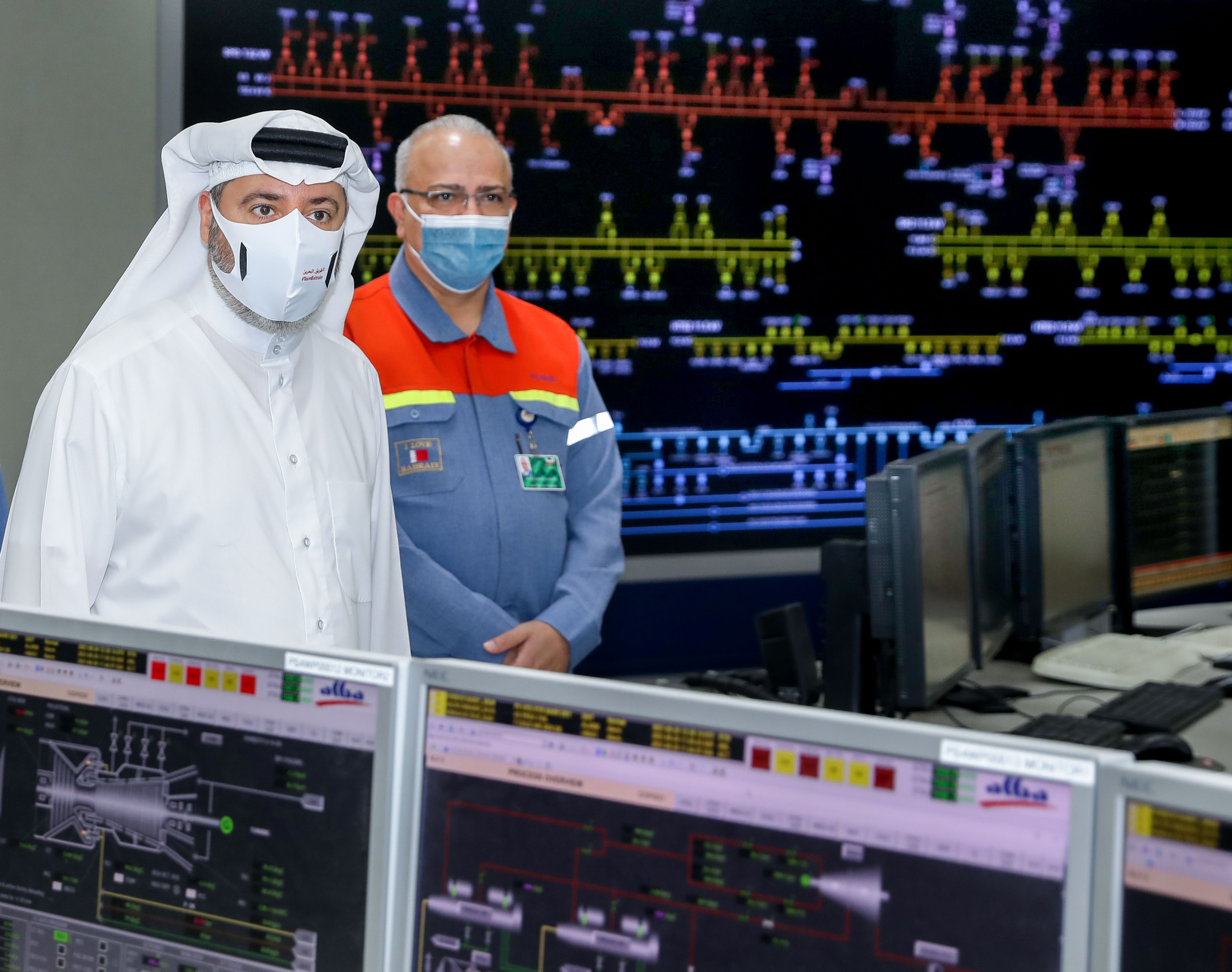 Alba Chairman pays his first field visit to the Alba Power Station 3 ...