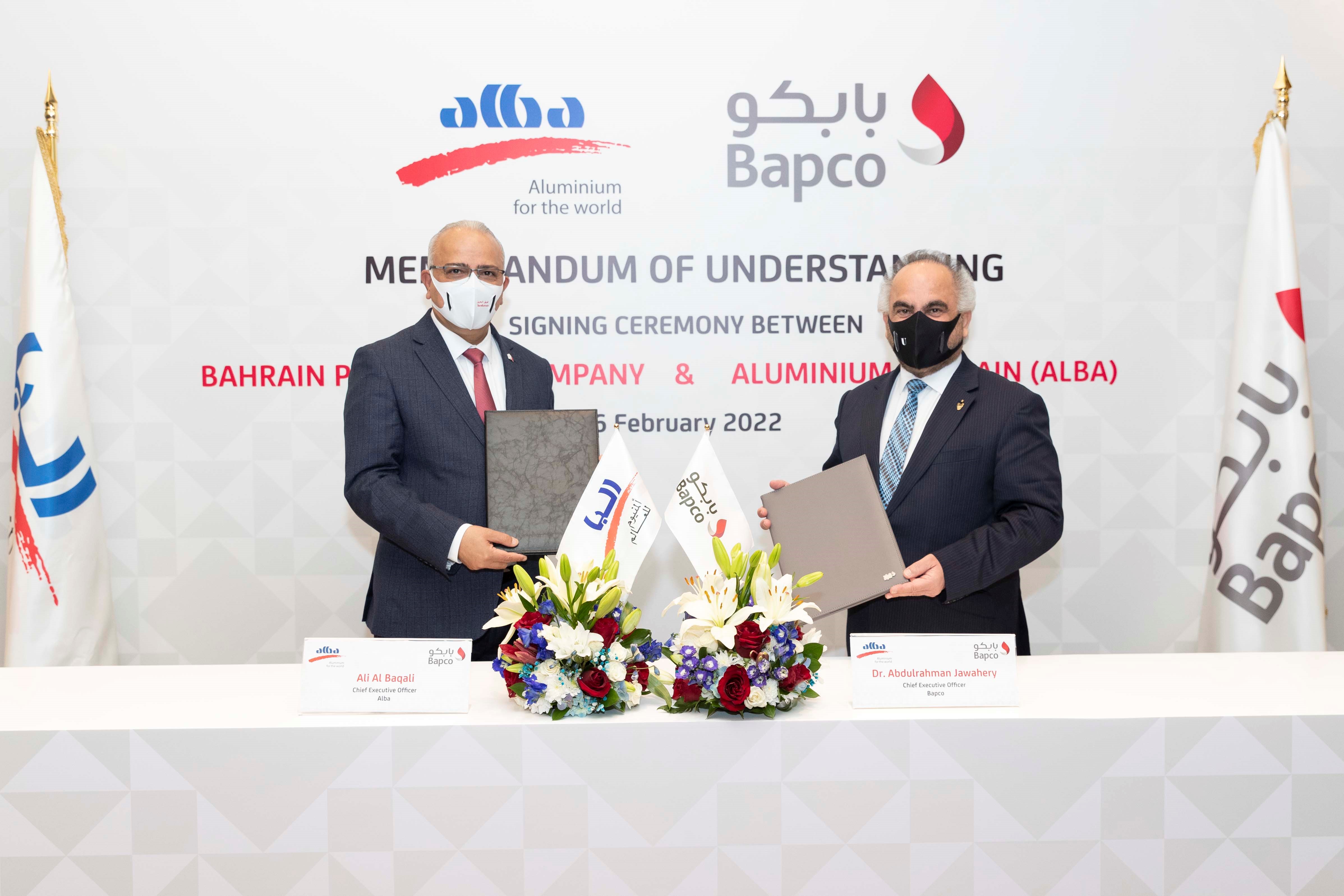 Bahrain’s industrial giants Alba, Bapco join forces to foster green and ...