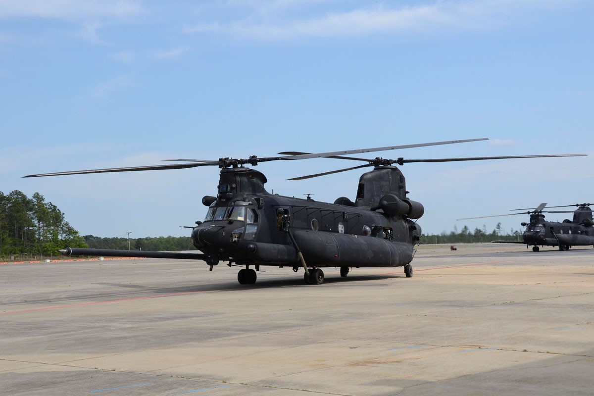 Chinook helicopter components manufactured by additive manufacturing ...