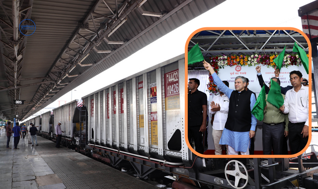 Indian Railways flagged off the first indigenously manufactured ...