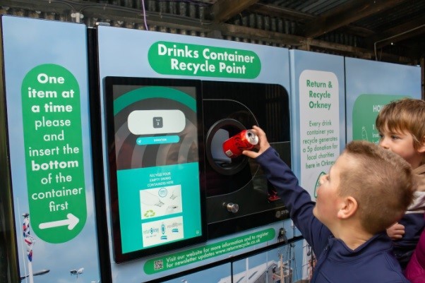 Return & Recycle Orkney installs two reverse vending machines to reuse ...