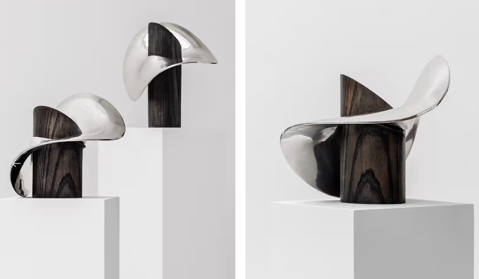 Mimi Shodeinde's NRIN vases evoke women through aluminium and wood ...