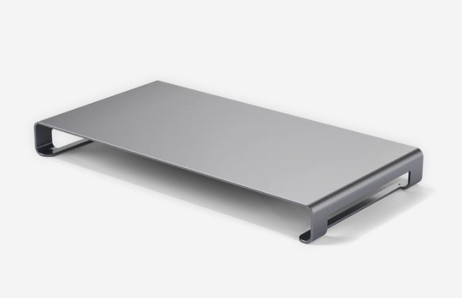 Satechi’s slim aluminium monitor stand ensures both comfort and ...