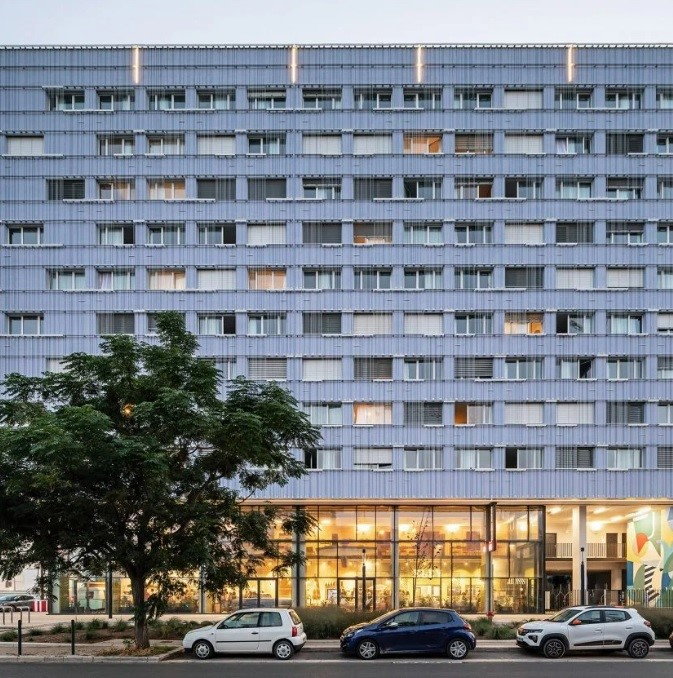 Anémone Project uses aluminium cladding from Kriskadecor; Aluminium ...