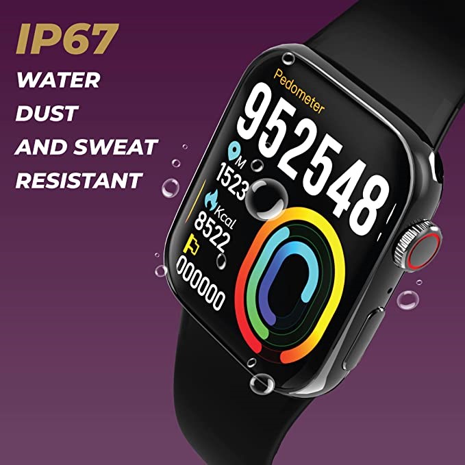 Hammer Pulse Ace Pro smartwatch boasts aluminium alloy body along with ...