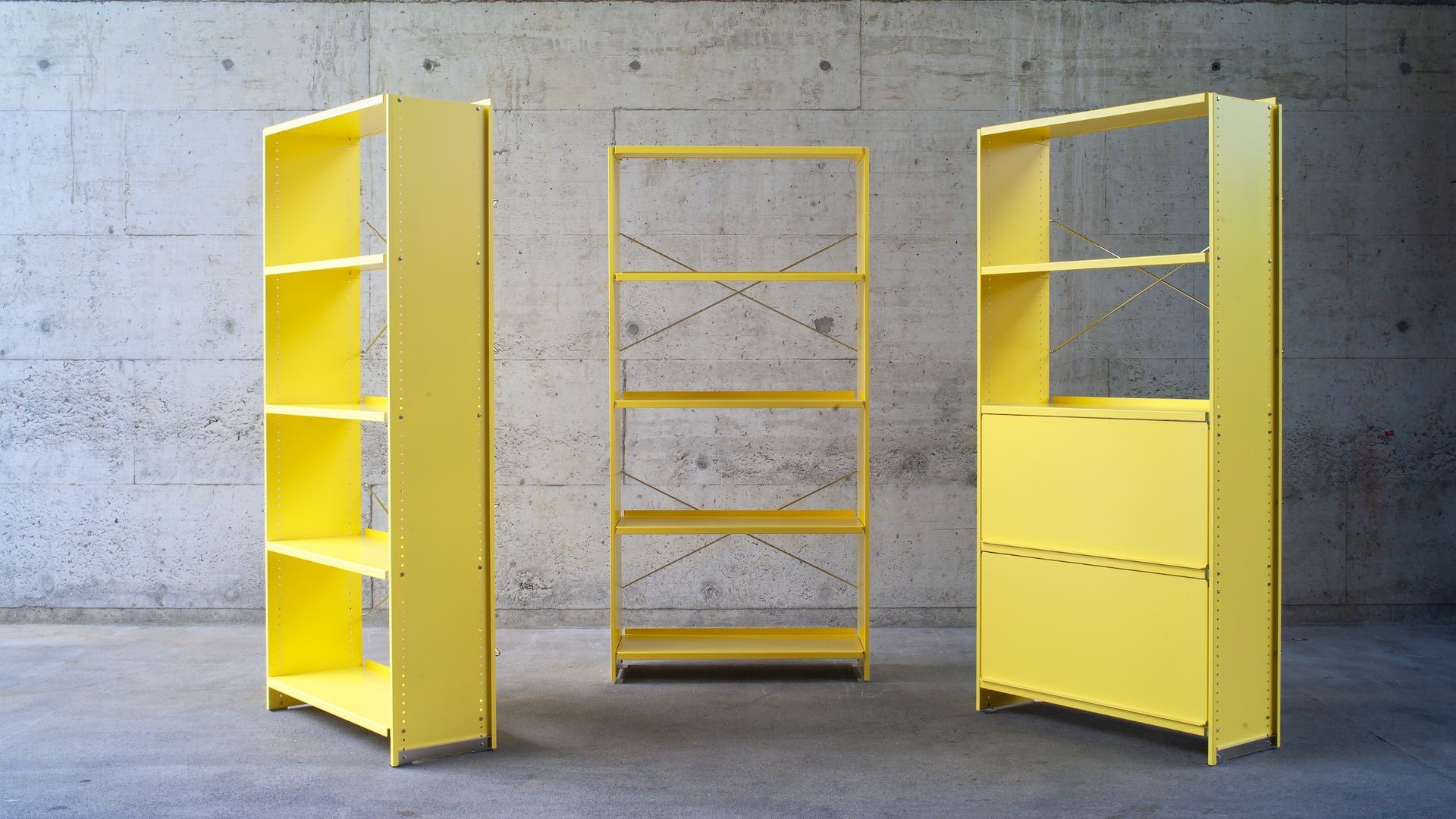 Swiss innovator Lehni displays flagship Aluminium Shelf at Milan Design ...