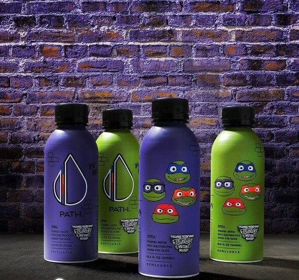 PATH Water circulates limited edition Teenage Mutant Mayhem bottles ...