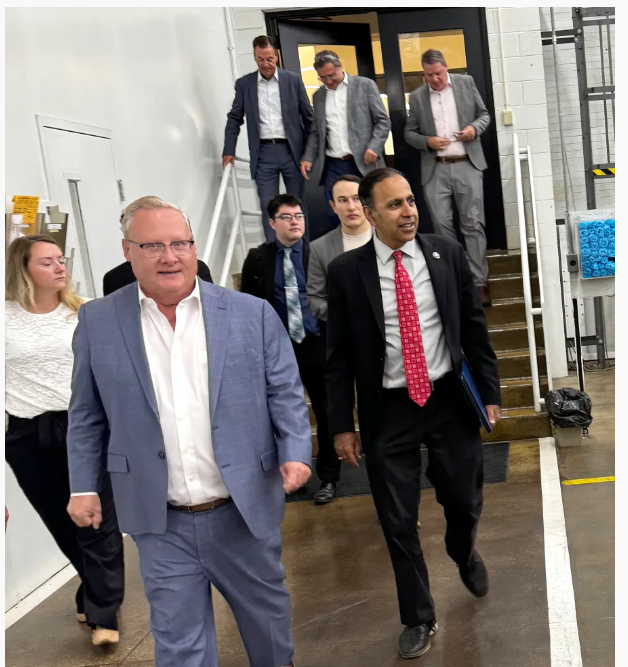 U.S. Rep. Krishnamoorthi backs trade case during visit to Illinois ...