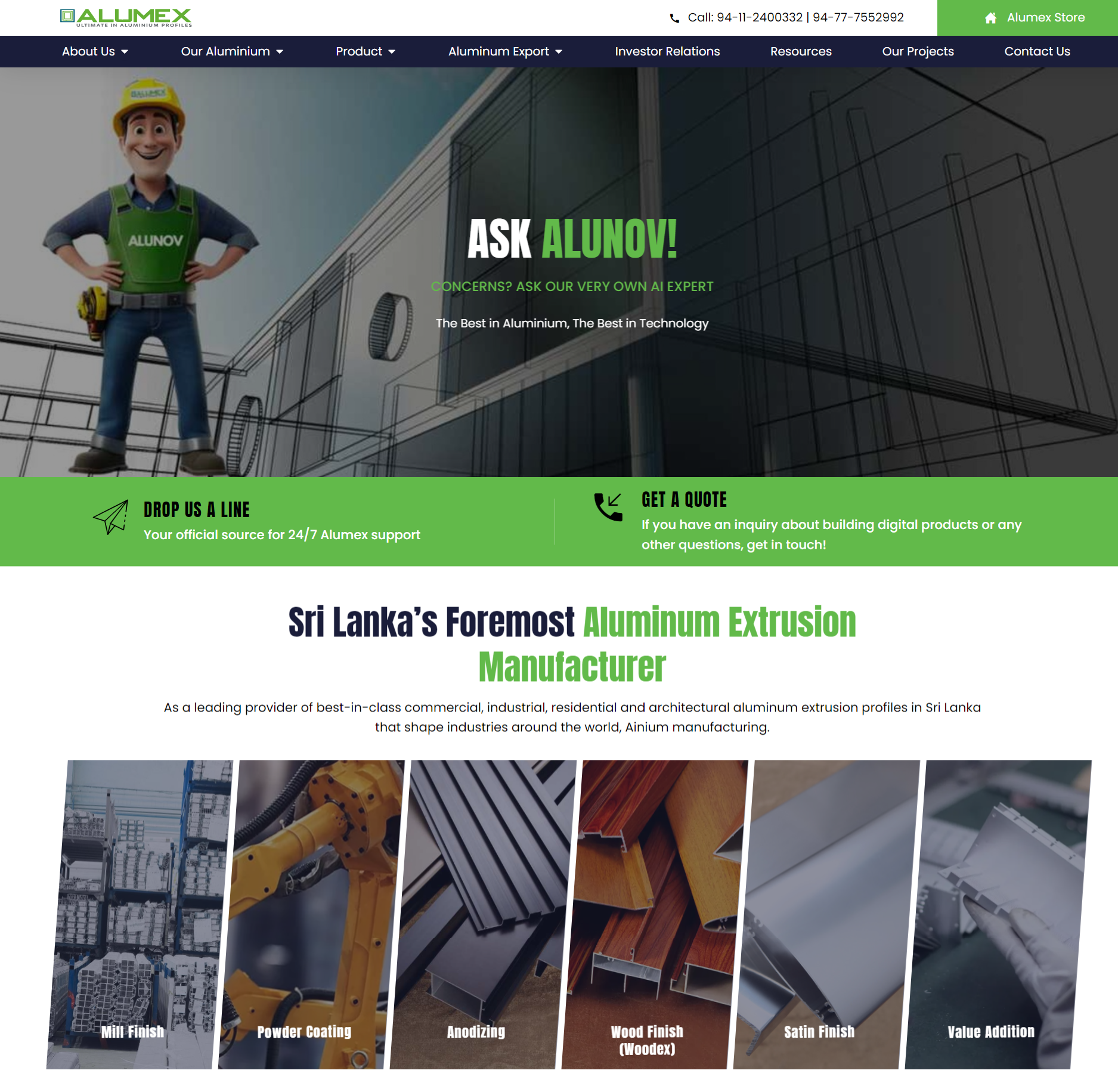 Alumex PLC launches next-gen website: Integrating smart AI solutions ...