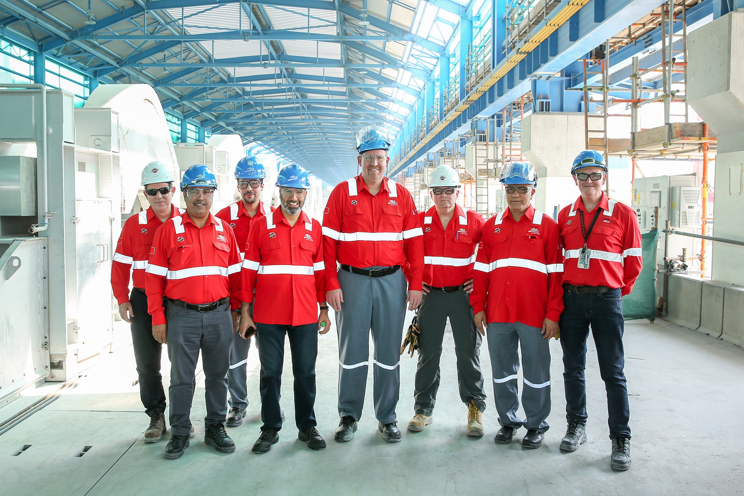Alba Chairman visits Line 6 Smelter Project as the commissioning comes ...